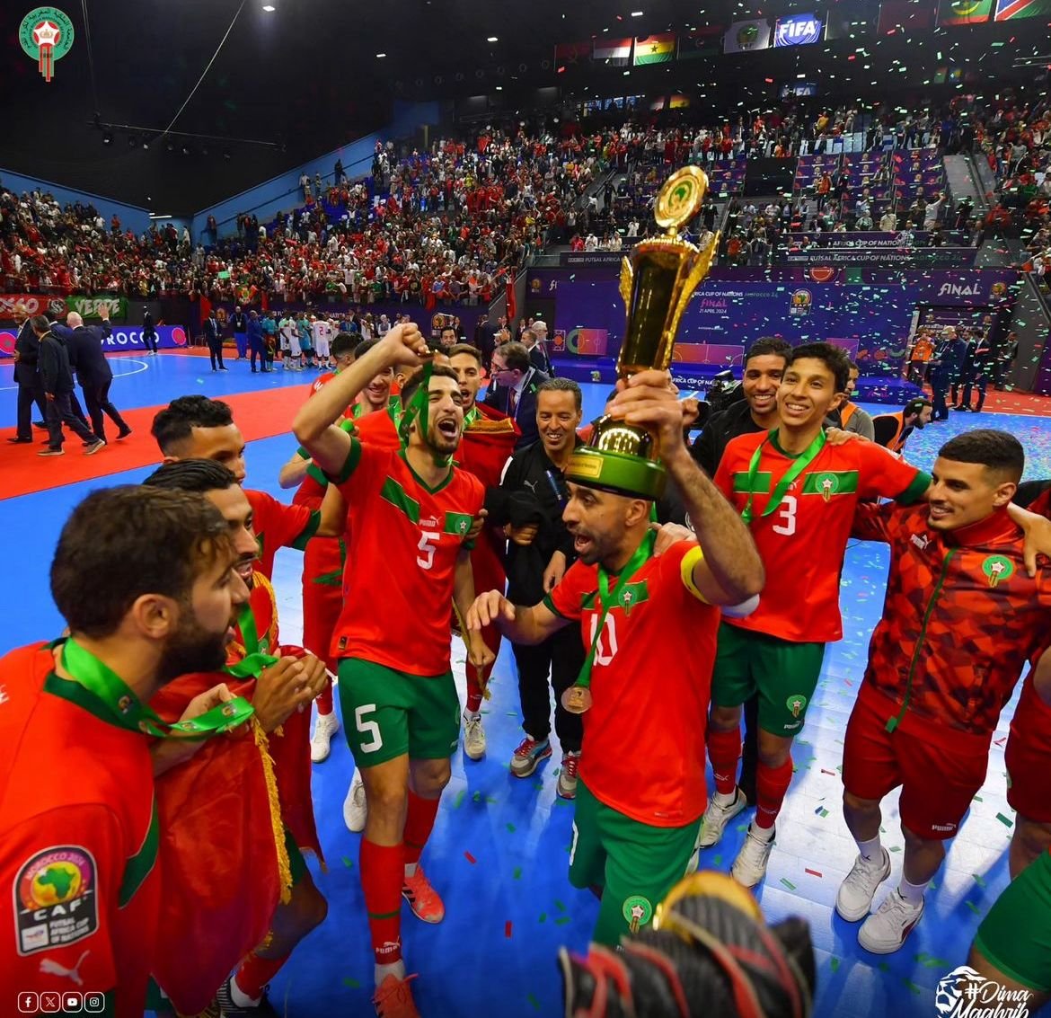 Futsal CAN: National Team of Morocco Crowned African Champion - Maroc ...